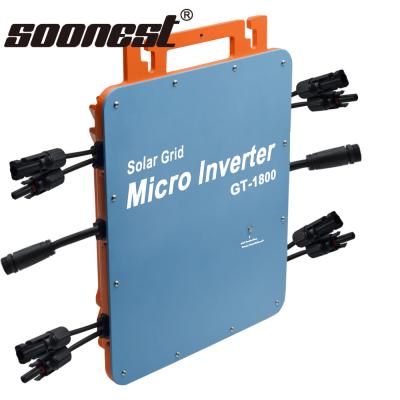 China Smart 1800W On Grid Tie Solar Micro Inverter Wifi Communication Mppt Pure Sine Wave Nep Bdm-1800 Microinverter for sale