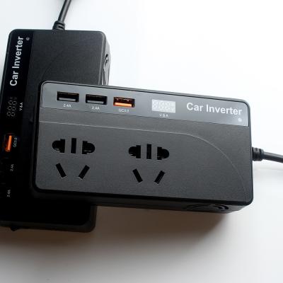 China Top Sale 150W 12V Inverter Car Holder Wireless Charger Power 150W Wireless Car Charger For Mobile Phone for sale