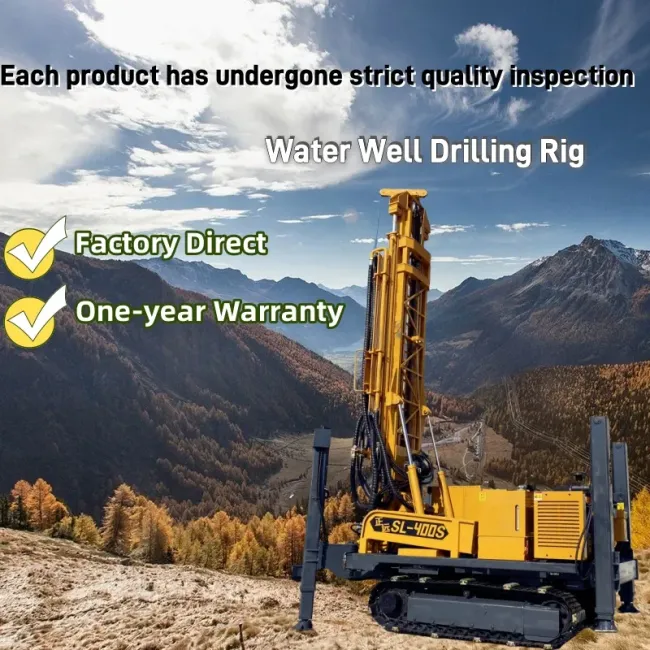 400meter Depth Factory Price Crawler Water Well Drill Rig