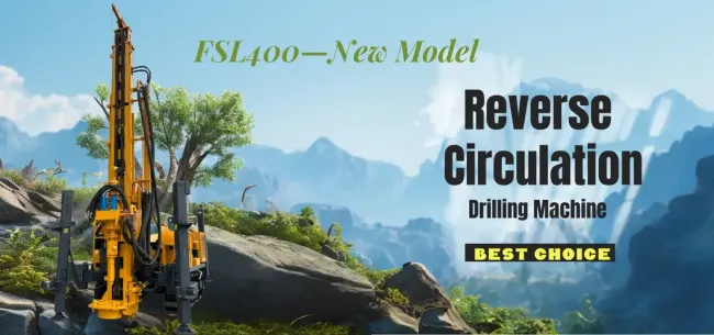 Fsl400 Efficient RC Reverse Circulation Drilling Machine Air Lift Deep Exploration High Recovery Mining
