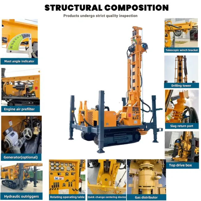 Fsl400 Efficient RC Reverse Circulation Drilling Machine Air Lift Deep Exploration High Recovery Mining