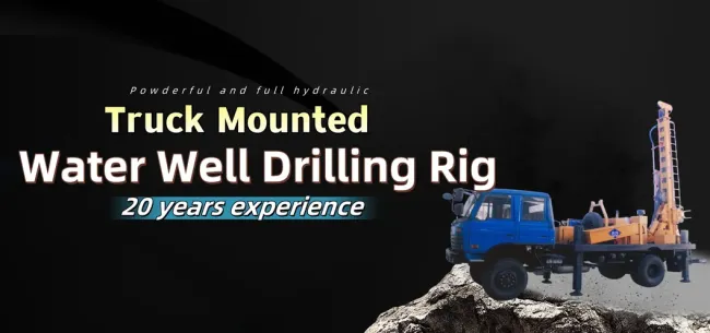 500 Meters DTH Water Drilling Rig Truck Mounted Borehole Drilling Rig