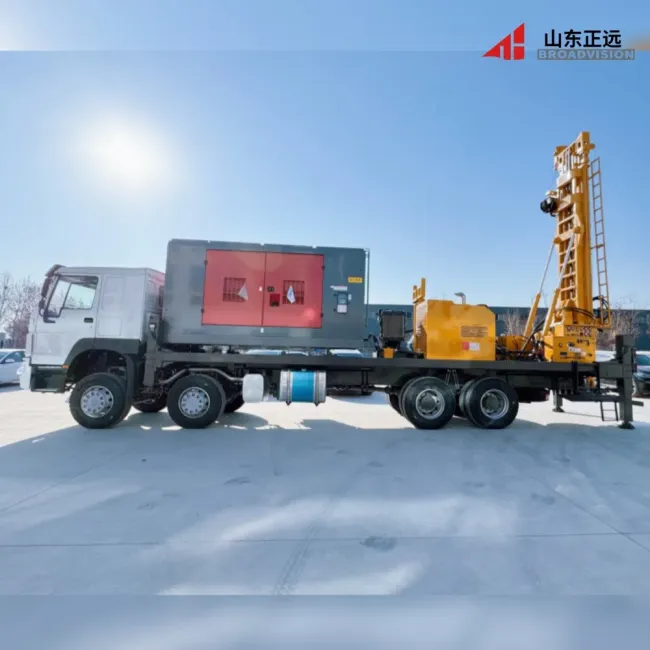 600 Meters Depth Borehole Truck Mounted Drilling Rig Machine Water Well Drilling Trucks for Sale