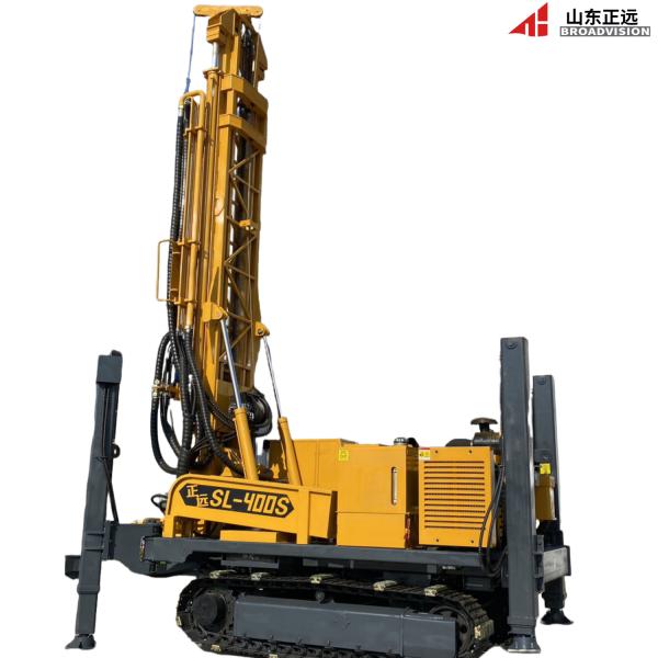 Quality SL400S Hydraulic Rotary Machine Diamond Bit Crawler Mounted Drilling Rig for for sale
