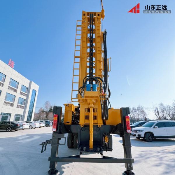 Quality Diesel Engine Truck Mounted Drilling Rig 450mm Diameter Water Well Drilling for sale