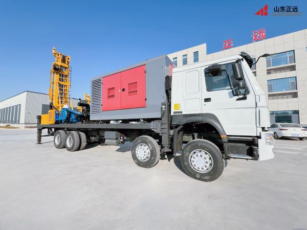 Quality 600m Depth Crawler Water Well Drilling Rig Customised Yellow Easy Operating for sale