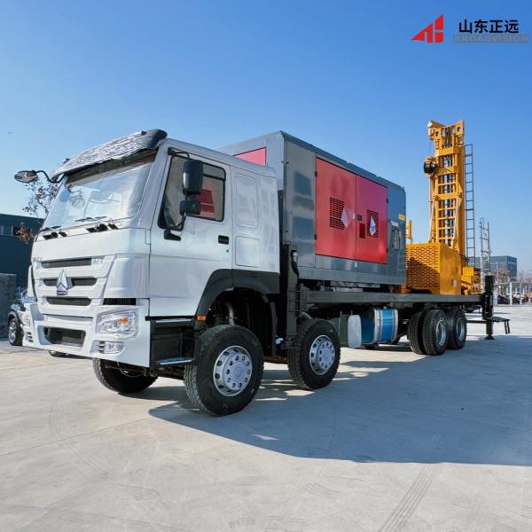 Quality Water Well Truck Mounted Drilling Rig Heavy Duty Hydraulic Drilling Rig 26000kgs for sale