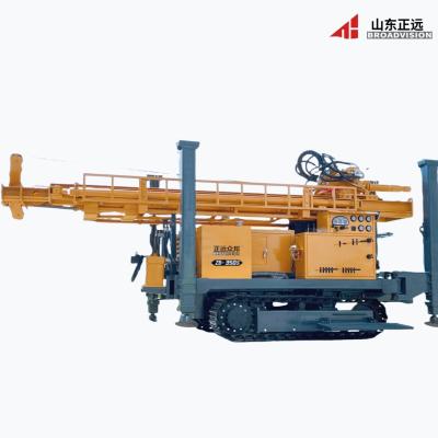 China ZB350S Hydraulic Deep Water Well Crawler Borehole Rotary Core Drilling Rigs Machine for sale