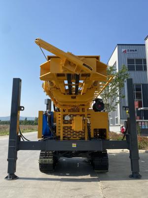China Driven by Diesel Engine Hydraulic Air Compressor Water Well Drilling Rig for sale