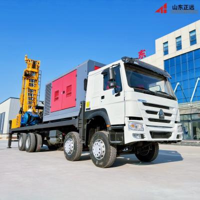 China Multifunctional Truck Mounted Drilling Rig Construction Water Bore Drilling Machine for sale