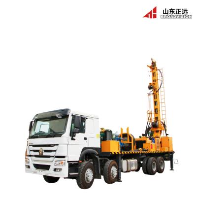 China 500m Compact Truck Mounted Rotary Drilling Rig 110kw Energy Saving For Construction for sale