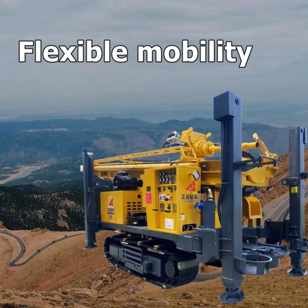 Quality Fully Hydraulic Crawler Water Well Drilling Rig Construction Down Hole Drilling for sale