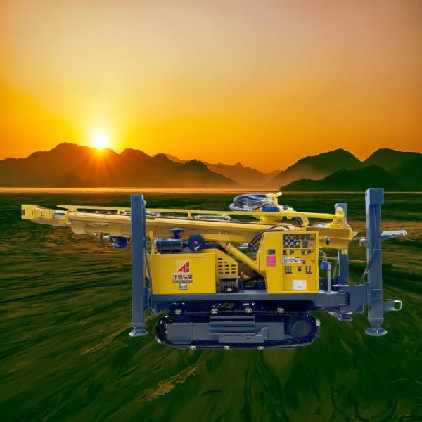 Quality Fully Hydraulic Crawler Water Well Drilling Rig Construction Down Hole Drilling Equipment for sale