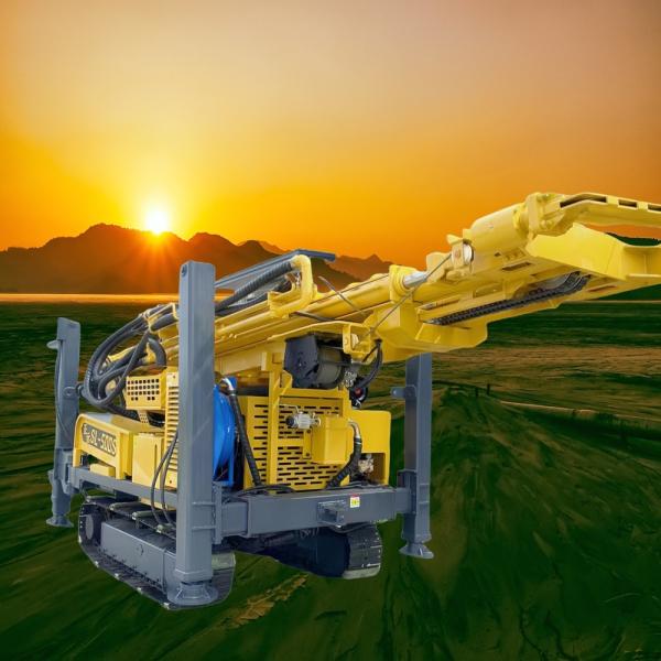 Quality Fully Hydraulic Crawler Water Well Drilling Rig Construction Down Hole Drilling for sale