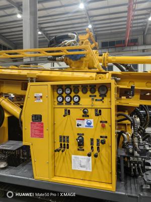 China Fast Feeding Speed 55m/min Crawler Water Well Drilling Rig with CUMMINS Engine and High Rotary Torque 12000/6000N.m for sale