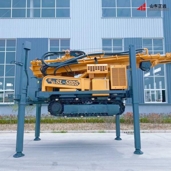 Quality Agricultural Crawler Water Well Drilling Rig 500m Borehole Drilling Equipment for sale