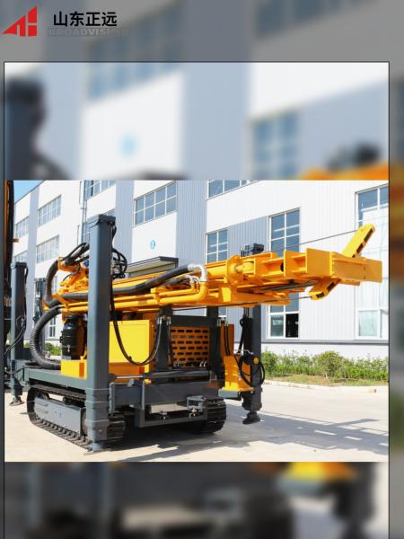 Quality Loose Layer And Bedrock Pneumatic Drilling Rig 350 Meters Hydraulic Crawler for sale