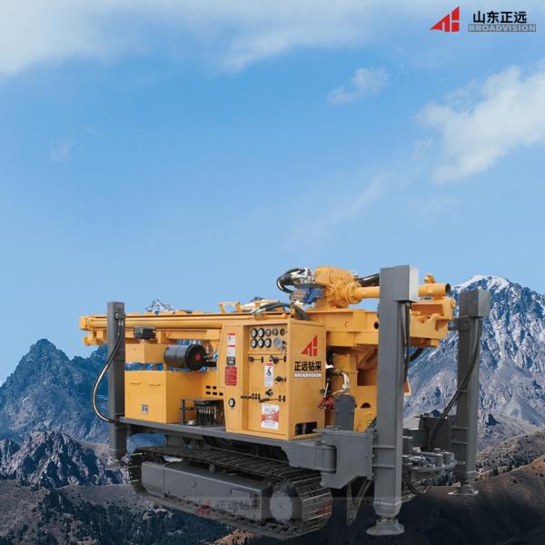 Quality 400m Drilling Depth Crawler Mounted Water Well Drilling Machine ≤6m Drill Pipe for sale