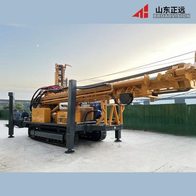 China Crawler Water Well Drilling Rig for Precise Drilling 16-120m3/min Air Consumption for sale