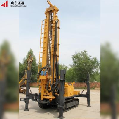 China SL330S Crawler Water Well Drilling Rig 330m Profundidade Sistema hidráulico à venda