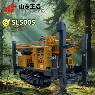 China Lifting force 30T Crawler Water Well Drilling Rig with Yuchai Stock 110kw Engine and 10.6T Weight for sale