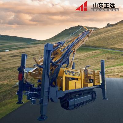 China Drilling Efficiency 10-35m per hour Crawler Water Well Drilling Rig Rotary Drilling Method Drill Pipe Size 89 102 Mm 6m for sale