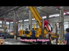 Uphill Drilling Crawler Water Well Drilling Rig with 26000/13000Nm Max Rotary Torque and 21° Angle
