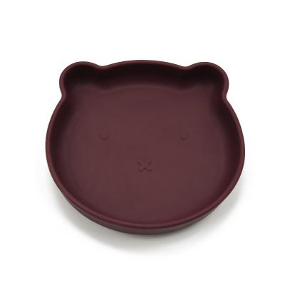 Cina Piastrina libera del silicone del bambino 210g del commestibile BPA con la base di aspirazione in vendita