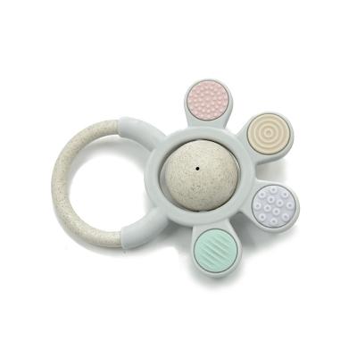 China Organisches BPA freies Silikon-Zahnengeklapper Soems 10.5cm zu verkaufen