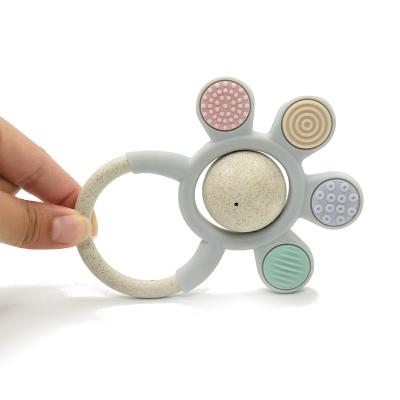 China Organisches BPA freies Silikon-Zahnengeklapper Soems 10.5cm zu verkaufen