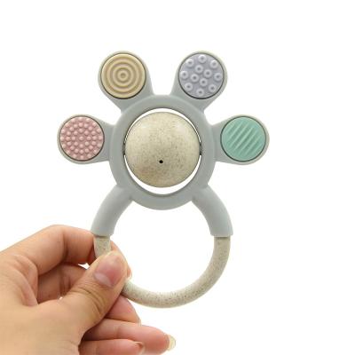 China Organisches BPA freies Silikon-Zahnengeklapper Soems 10.5cm zu verkaufen