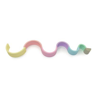 China Klein de Kleurensilicone die van Regenboogpantone met de hand Gemaakt Speelgoed stapelen Te koop