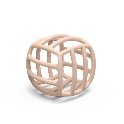 China None Toxic Tugging Silicone Teething Ball Gum Soother For Educational for sale