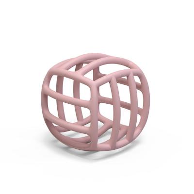 China None Toxic Tugging Silicone Teething Ball Gum Soother For Educational for sale