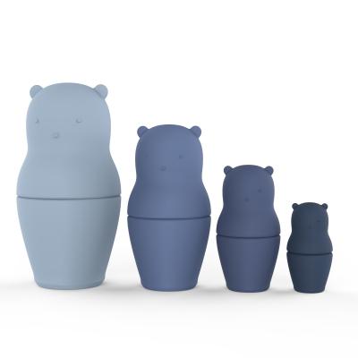 Cina I giocattoli educativi non tossici di 1 bambino di anno del ODM del silicone sopportano le bambole 4 in 1 in vendita