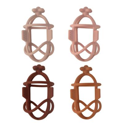 Cina Silicone libero Teether Toy Little Hand Hold di colore di Pantone del lattice sottomarino in vendita