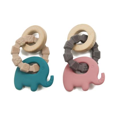 Cina Legno naturale libero Teethers del silicone BPA che massaggia le gomme tenere in vendita