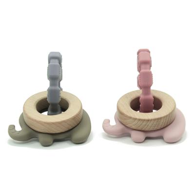 China Gemakkelijk OEM van Greepvormen Organisch Tandjes krijgen Ring For Little Hands Te koop