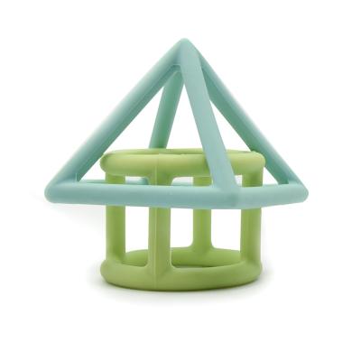 Cina Giocattoli approvati dalla FDA mettere i denti di Teether della geometria del silicone per il bambino in vendita