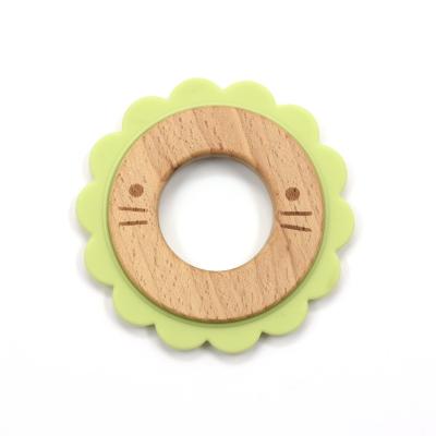 Cina Silicone di legno standard Teether di FDA del faggio naturale organico in vendita