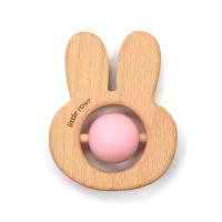 China EN71 Wooden Silicone Teether for sale