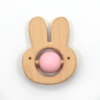 China EN71 Wooden Silicone Teether for sale