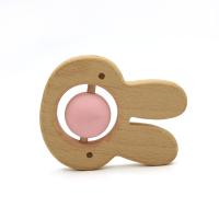 China EN71 Wooden Silicone Teether for sale