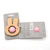 China EN71 Wooden Silicone Teether for sale