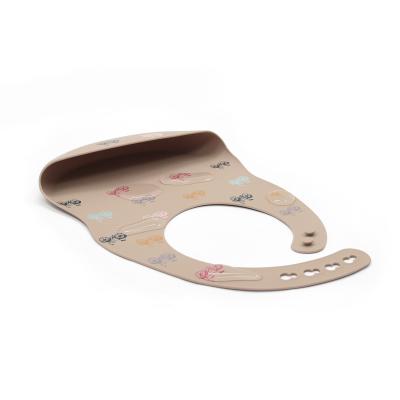 Cina Lavastoviglie d'alimentazione amichevole Safe della busbana francese del silicone del bambino di Eco Baberos in vendita