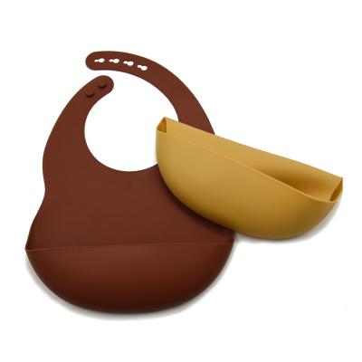 Cina Impermeabile sbava il silicone del grado medico di FDA del collettore della busbana francese del bambino in vendita