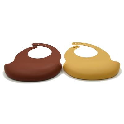 Cina Impermeabile sbava il silicone del grado medico di FDA del collettore della busbana francese del bambino in vendita