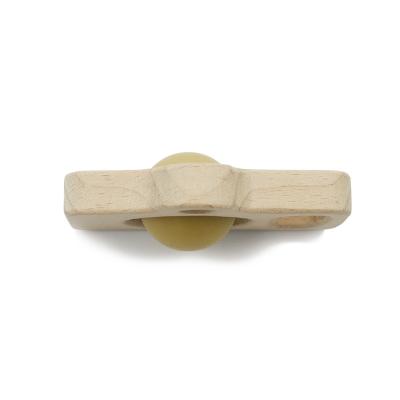 Cina Il bambino del silicone dello SGS di legno del commestibile crepita i giocattoli sensoriali mettere i denti in vendita