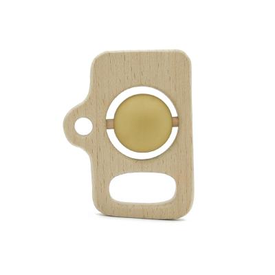 Cina Il bambino del silicone dello SGS di legno del commestibile crepita i giocattoli sensoriali mettere i denti in vendita