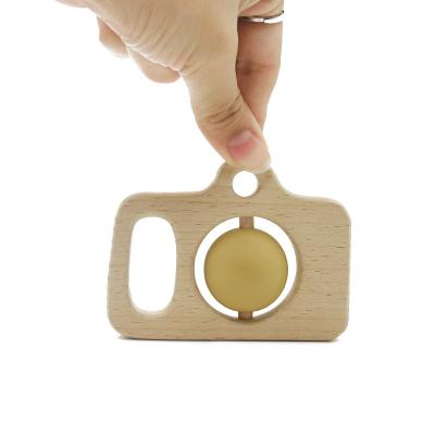 Cina Il bambino del silicone dello SGS di legno del commestibile crepita i giocattoli sensoriali mettere i denti in vendita